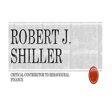 Robert j. Shiller | PPTX