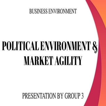 Political environment and market agility | PDF