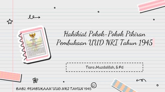 1. ppt perumusan dan pengesahan uud nri tahun 1945 | PPTX