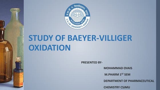 Baeyer Villiger oxidation-Naming reaction.pptx