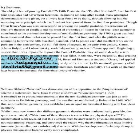 B Geometrythe Old Problem Of Proving Euclidâ€™s Fifth Postulate Pdf