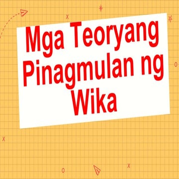 Teoryang Yo He Ho SOLUTION: Kalikasan At Teorya Studypool