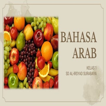 B. Arab - Buah-buahan - Kelas 1.pptx