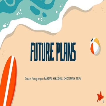 tugas bahasa inggris berjudul future plans | PPT