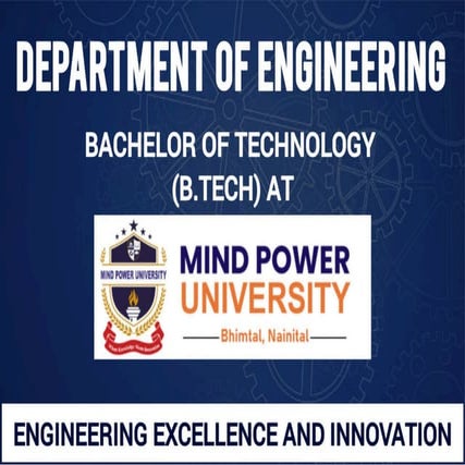 "B.Tech Program: Engineering for Future Leaders" | PPT
