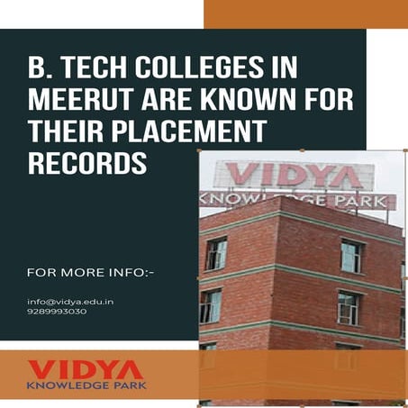 B. Tech Colleges in Meerut are known for their Placement Records.pdf