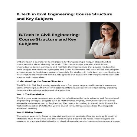 DBATU Civil Engineering Syllabus 2023-24 | PDF
