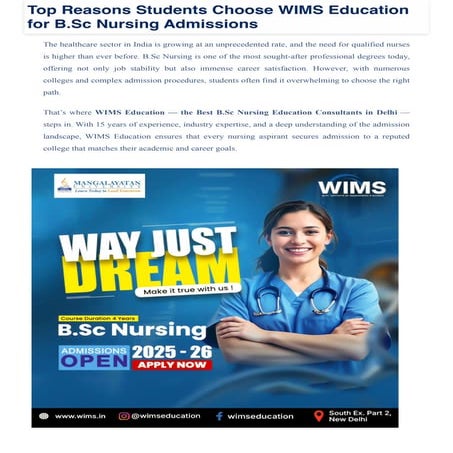 Top Education Consultancy in India - WIMS Education.pdf