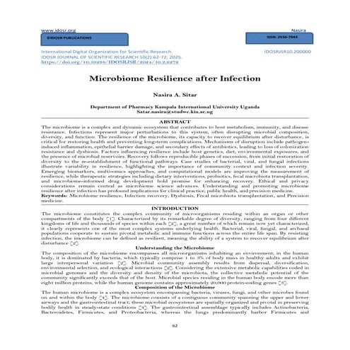 Microbiome Signatures in Cancer Immunotherapy (www.kiu.ac.ug) | PDF