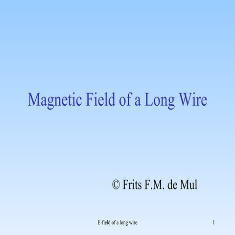 B field wire | PPT