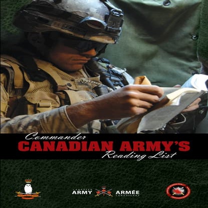 Commander of the Canadian Army Reading List | PDF