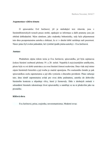 Závěrečný úkol KPI | PDF