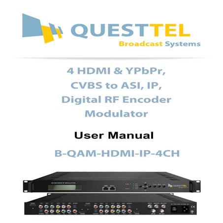4 ch QAM Encoder-Modulator | PDF