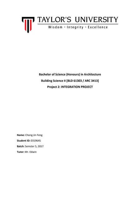 Building Science Project 2 | PDF