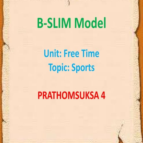 B slim model | PPTX