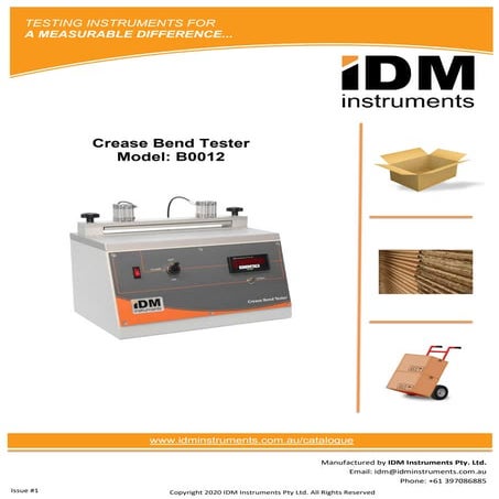 Crease bend tester | PDF