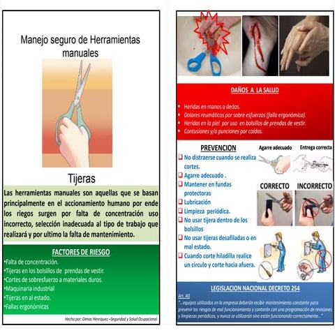 Peligro con tijeras | PPTX