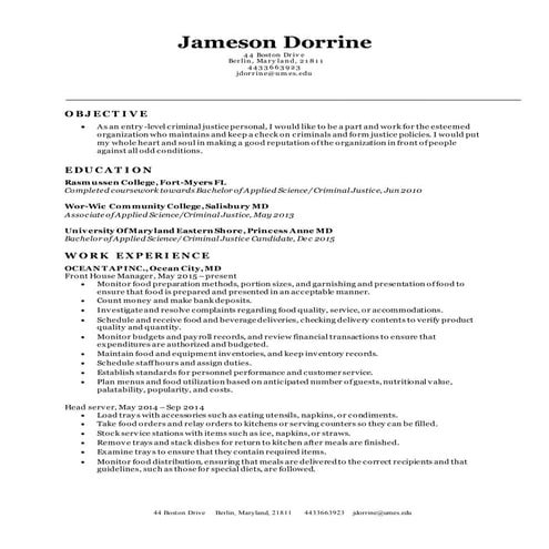 My New Resume | PDF