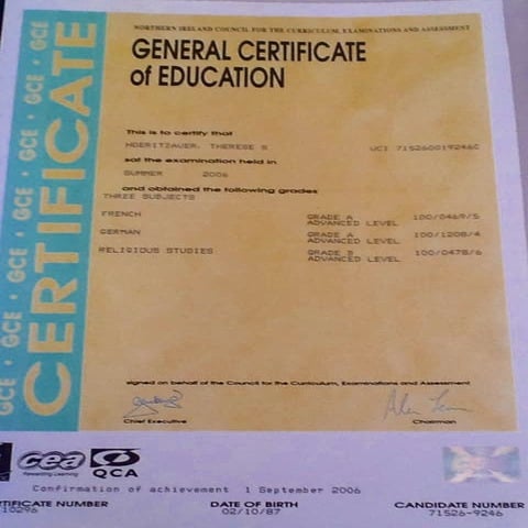 A-Level Certificates | PDF