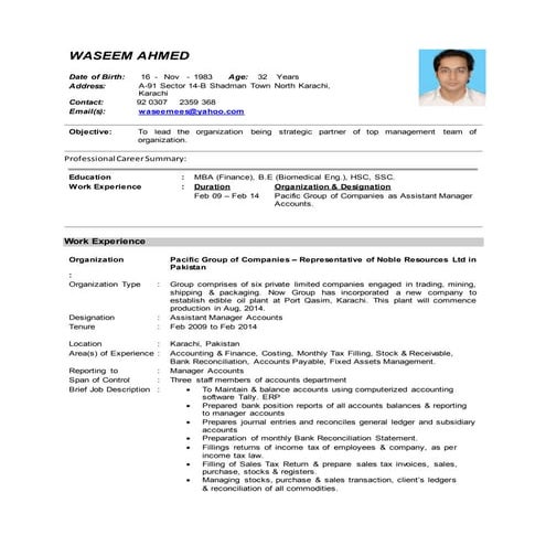 WASEEM CV | DOCX