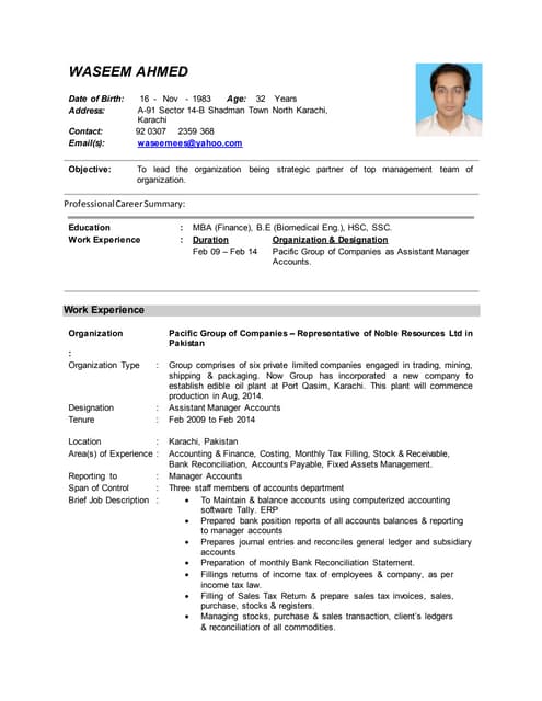 Curriculum vitae | PDF