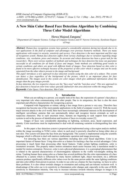 A New Skin Color Based Face Detection Algorithm By Combining Three 3402