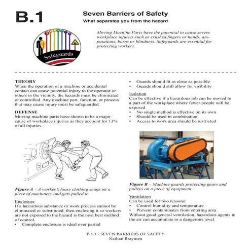 Barriers of Safety - Braymen | PDF