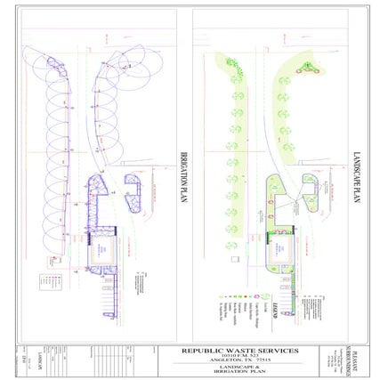 Landscape & Irrigation Plan | PDF