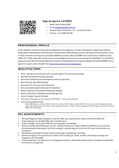 Ira Feldman Resume 120603 | PDF