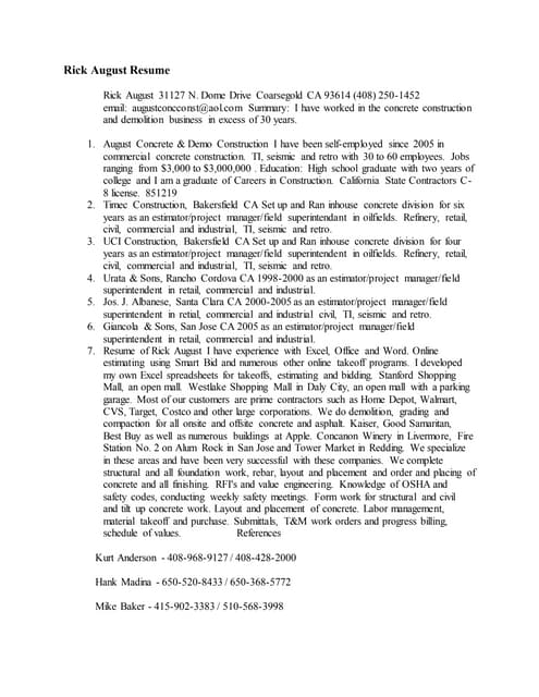 Dave Bloom Resume | PDF