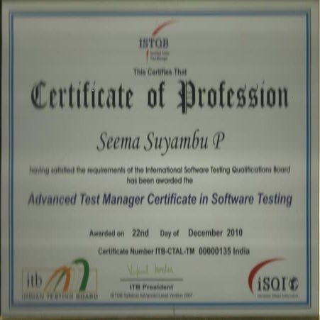 ISTBQ_Advanced Test Manager | PDF