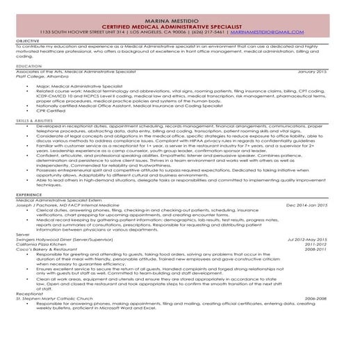 1 Resume MAS PDF | PDF