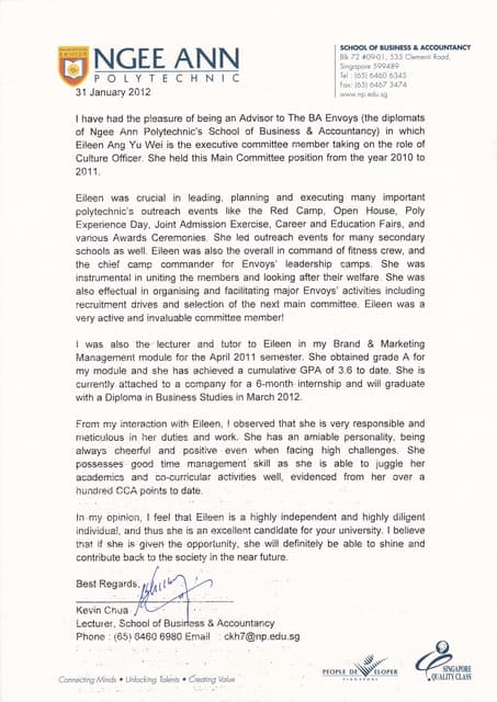 NorthernChem Reference Letter | PDF