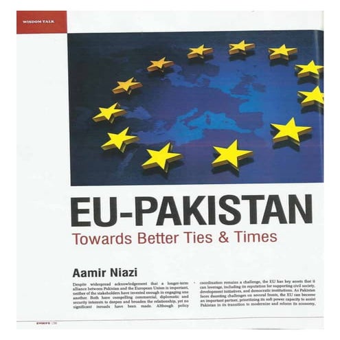 EU-Pakistan Alliance | PDF
