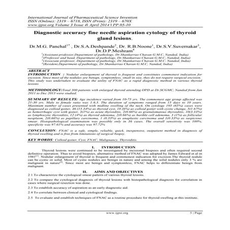 Fnac thyroid | PPTX