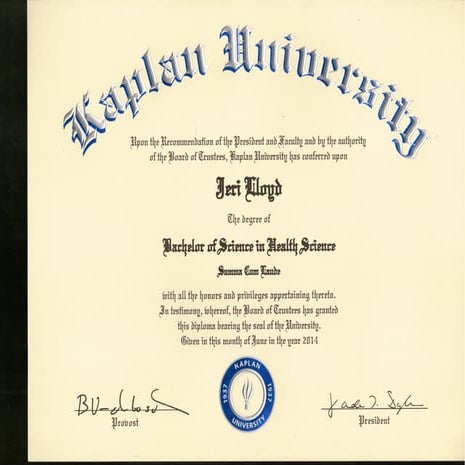 Kaplan Degree 1 | PPT