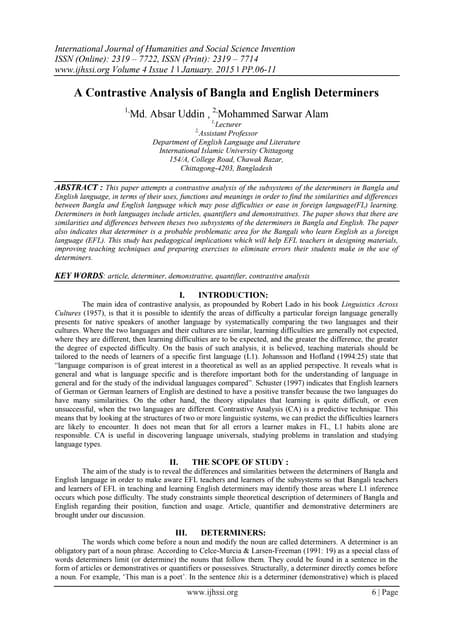 Chinese Grammar vs English Grammar in Universal Dependency | PPT