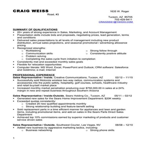 Resume-YARDI-8 | PDF