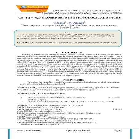 On (1,2)*-πgθ-CLOSED SETS IN BITOPOLOGICAL SPACES | PDF
