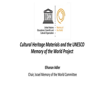 UNESCO UK Memory of the World Register | PPT