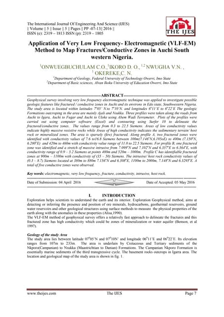 Airborne electromagnetic survey REPORT | PDF