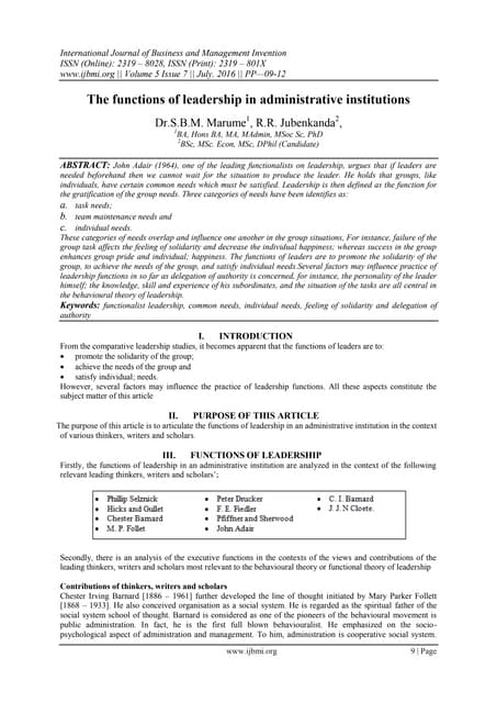 PfP Leadership Curriculum | PDF