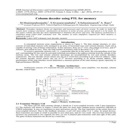 Performance Analysis Of Sram Cell Using Reversible Logic Gates 0005
