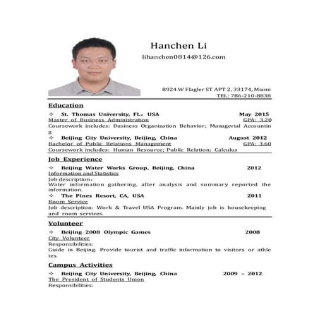 Resume of Alan Percy | PDF