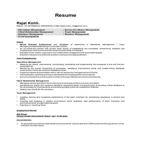 Beth Levine Resume | PDF