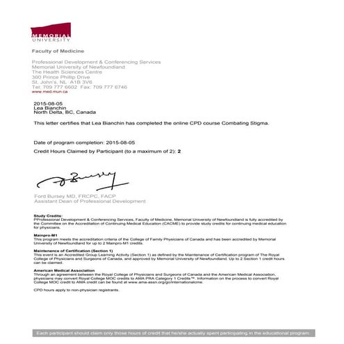 course_transcript | PDF | Education