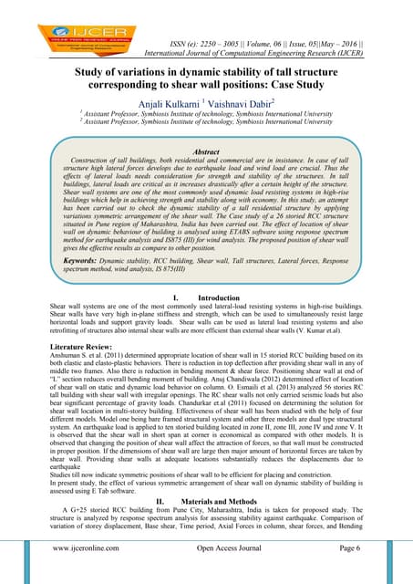 A Comparative Study on Effects of Regular and Irregular Structures ...