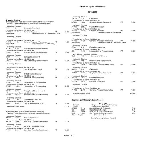 UVA-transcript | PDF