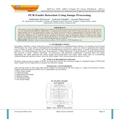 Pcb Faults Detection Using Image Processing Pdf
