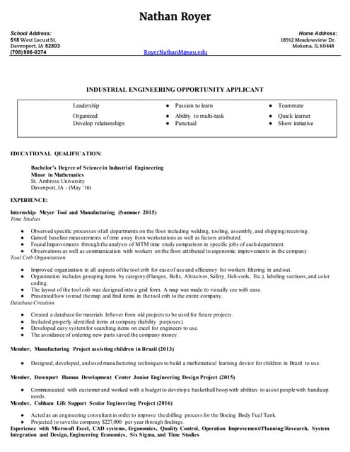 2015 Resume Joshua Lewandowski | DOCX | Automotive
